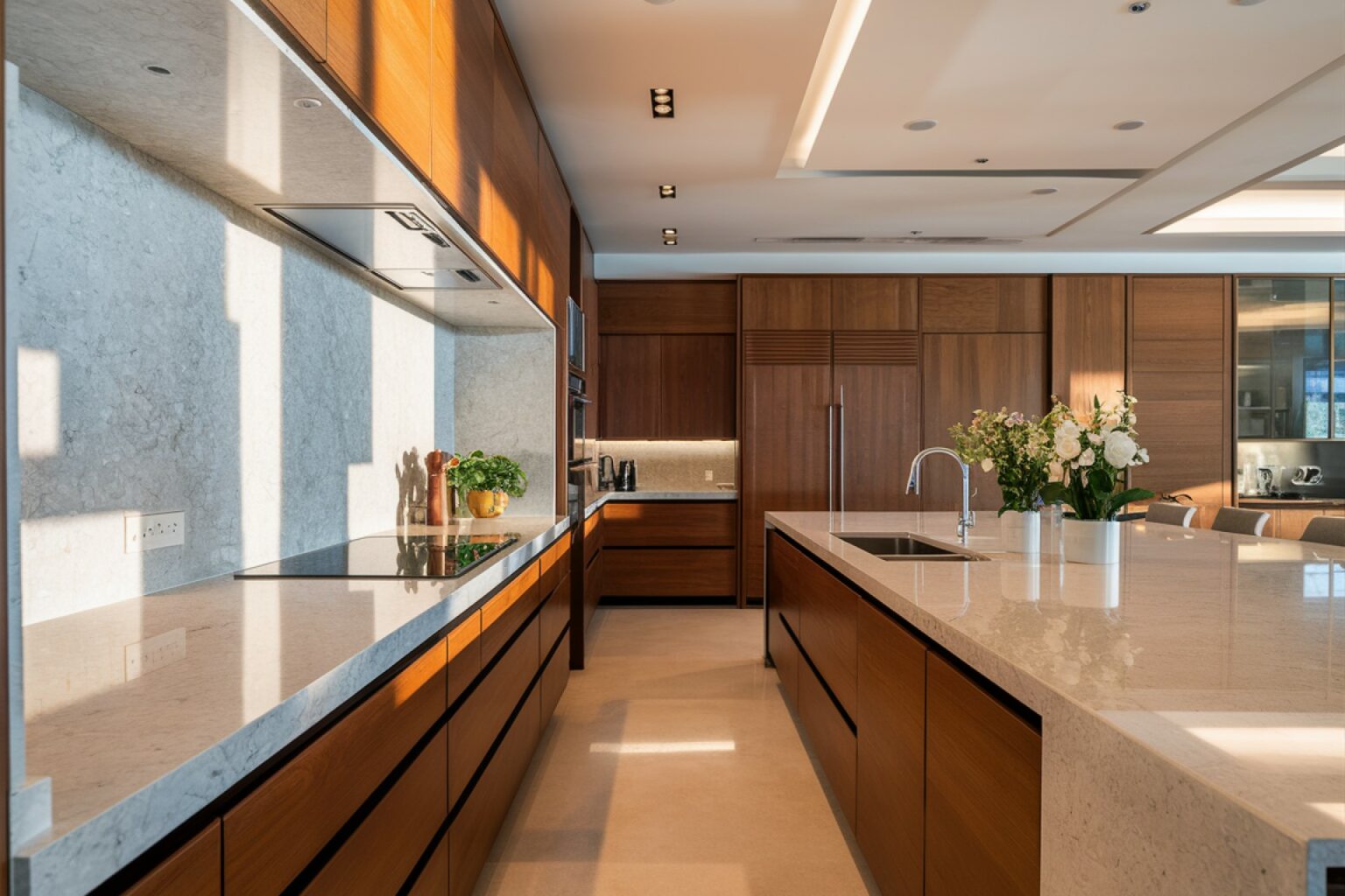 Encimeras de Cuarzo: Elegancia y Estilo en Cocinas de Alto Nivel